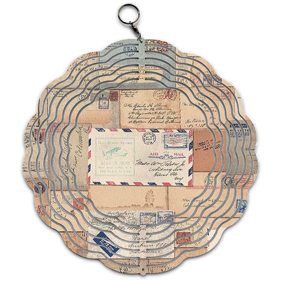 Design | Vintage Mail Envelopes Design Wind Spinner | Poshmark
